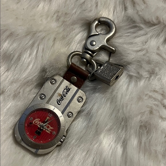 Coca Cola | Accessories | Coca Cola Red And Metallic Key Holder Vintage ...